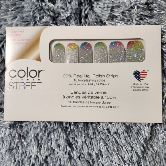 Color Street | Makeup | Color Street Silver And Rainbow Gradient ...